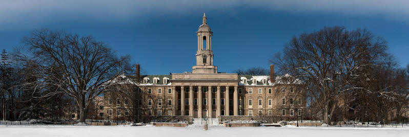 Penn State Old Main Photos by William Ames
