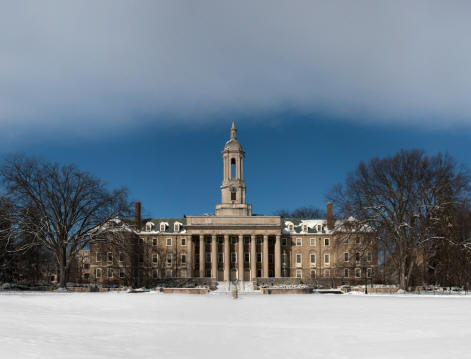 Penn State Old Main Photos by William Ames